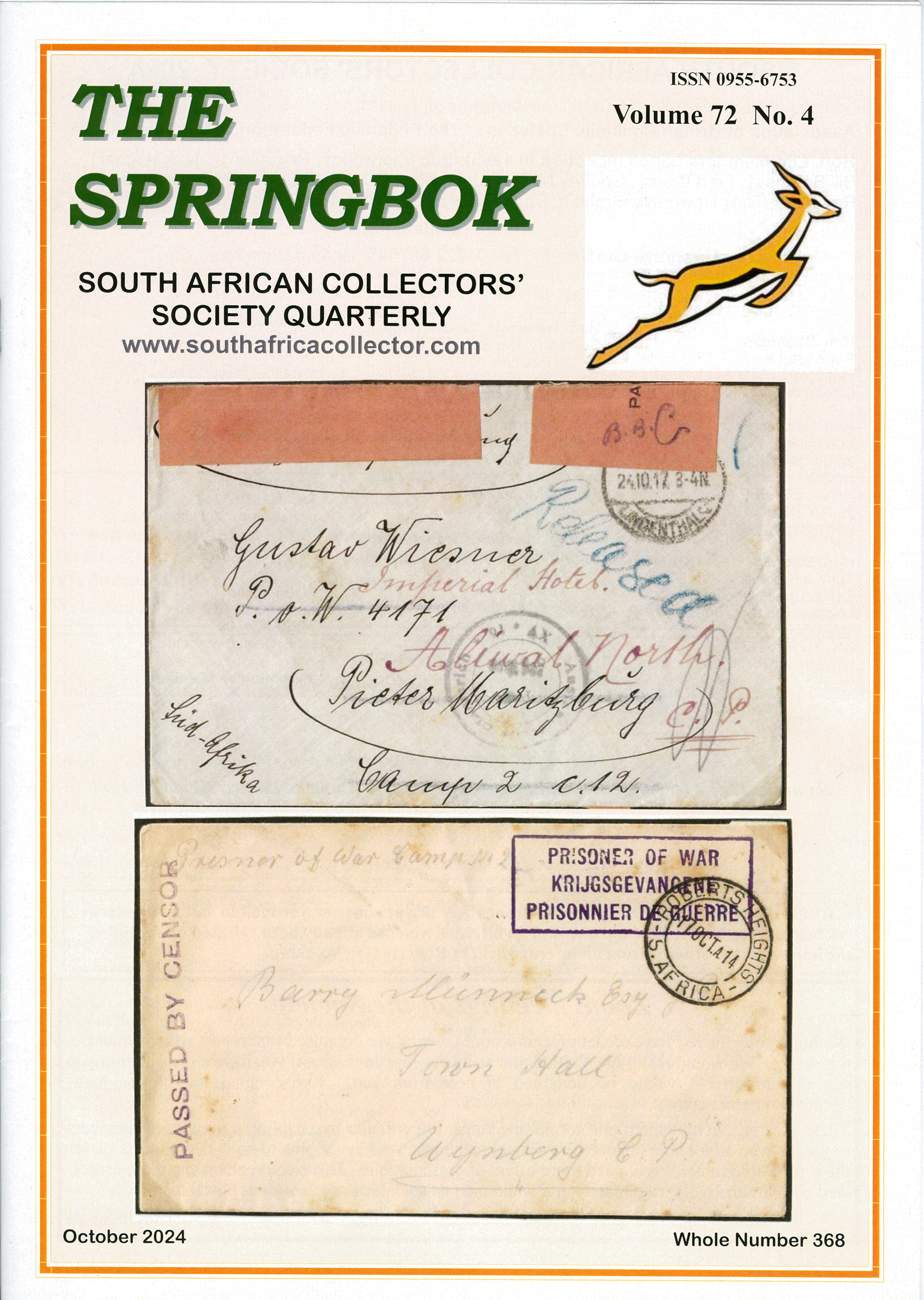 The Springbok October 2024 - South African Collectors' Society
